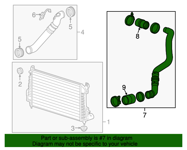 Inter-Cooler Hose 87839947 | GM Parts Store