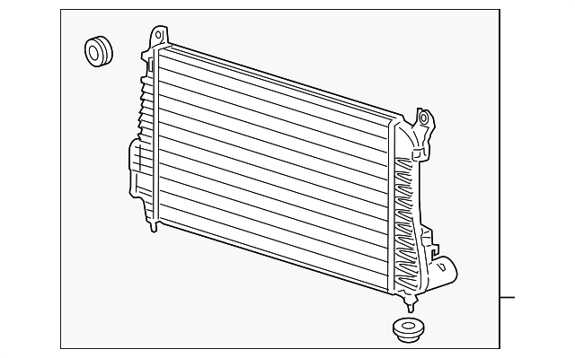 2017-2019 GM Charge Air Cooler 84424688 GM | GMPartsDirect.com