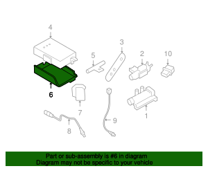 31425-3L500 - Vapor Canister Bracket 2006-2011 Hyundai ...