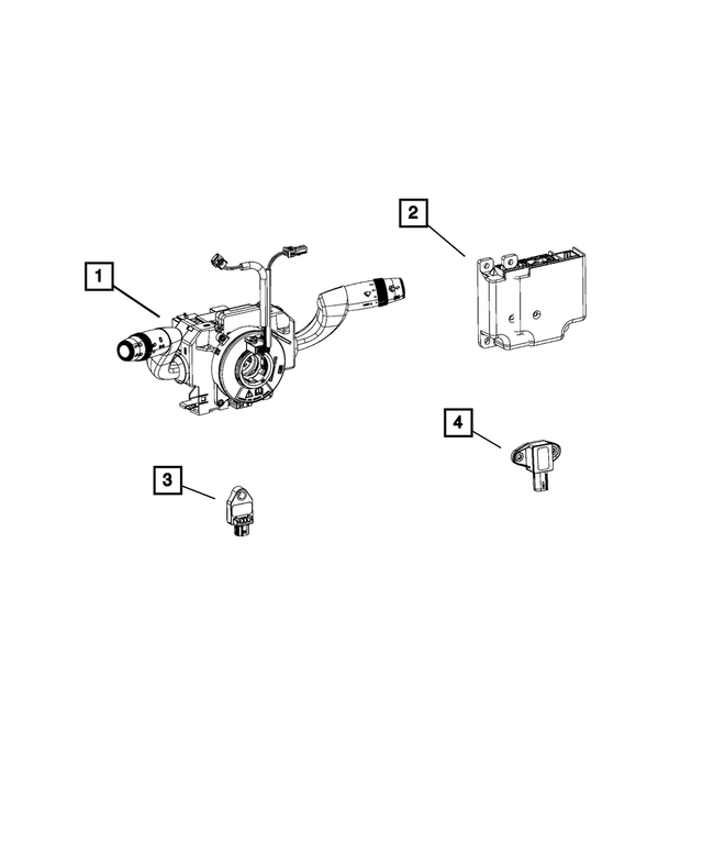 2014-2021 Ram Acceleration Sensor 4727588AA | Mopar Estores