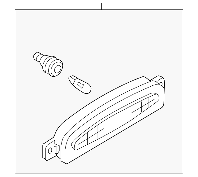 2007-2009 Mazda 3 High Mount Lamp BS4J-51-580 | TascaParts.com