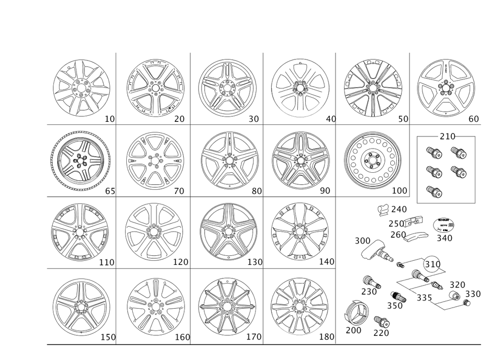 2020-2023 Mercedes-Benz Sprinter 2500 Hub Cap / Wheel Hub 171-400-01-25 ...