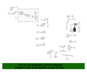 2002-2019 GM Door Hinge Shim 12451059 | GMPartsDirect.com