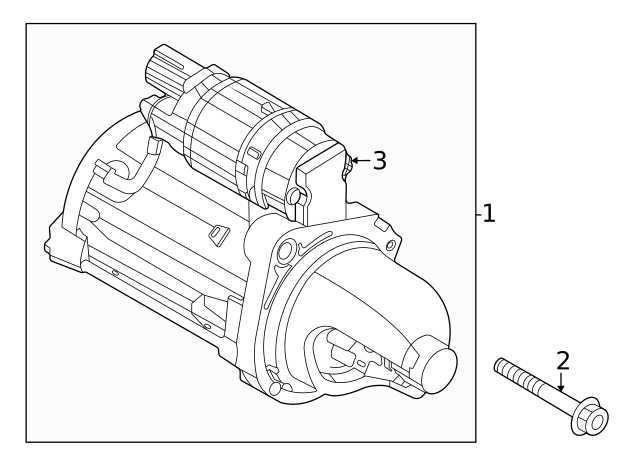 2020-2023 Hyundai Starter Motor 36100-2S000 | OEM Parts Online
