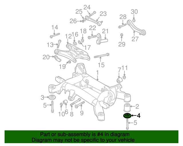 Genuine BMW 33-31-1-094-219 | Suspension Cross-Member Stopper | FREE ...