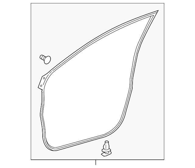 67862-0R030 - Door Weather-Strip - 2013-2018 Toyota RAV4 | Lithia ...