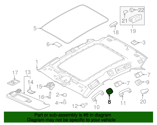 2015-2024 Porsche Macan Lashing Hook Front Cover 95B-868-071-E-1E0 ...