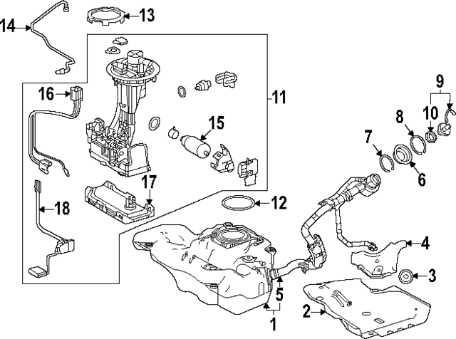 2023-2024 Toyota Corolla Fuel Line 77209-12390 | Toyota Parts Center