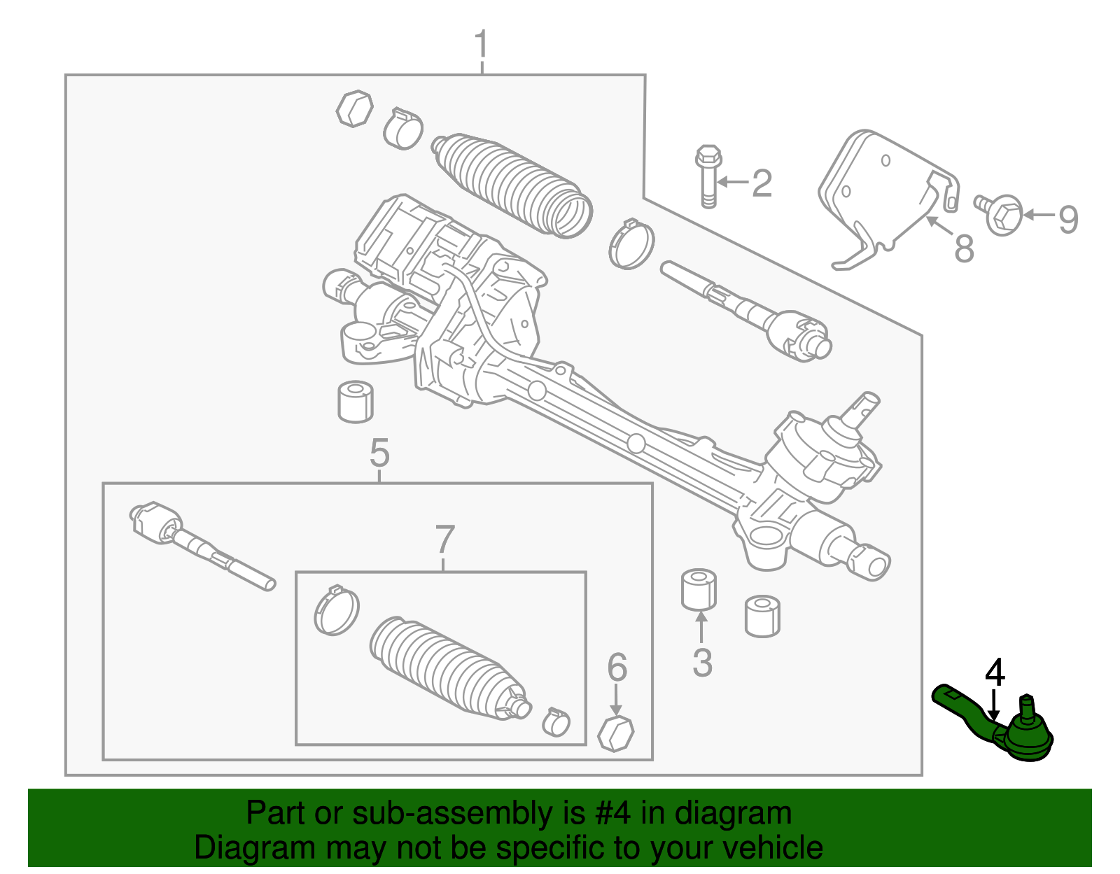 MEOE-191 - Motorcraft™ Outer Tie Rod | My Ford Parts