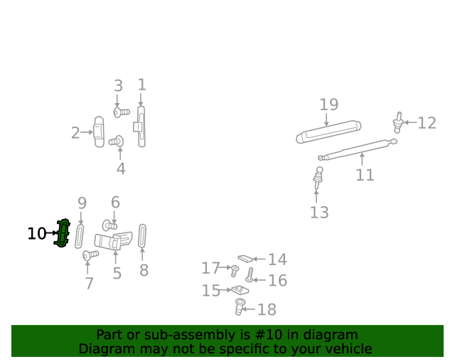 463-740-76-00 - Hinge Seal 2019-2021 Mercedes-Benz | Mercedes-Benz USA ...