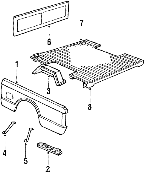 Box Assembly for 1989 Chevrolet S10 | GMPartsDirect.com
