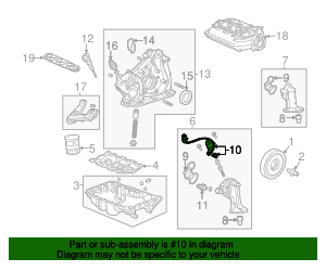OEM 2007-2014 Honda Engine Variable Valve Timing (Vvt) Solenoid 36171 ...