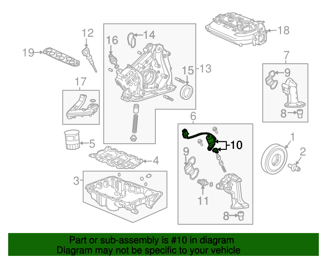 OEM 2008-2017 Honda Valve Assembly 15810-R70-A04 | Honda Automotive Parts
