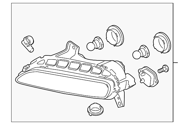 2010-2013 Porsche Panamera Signal Lamp 970-631-084-03 | Sunset Porsche ...