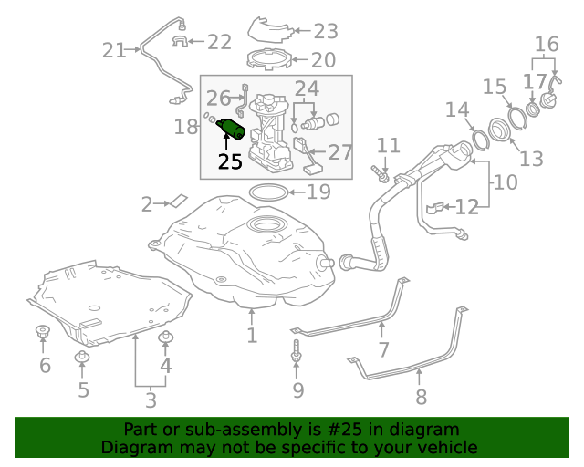 23221-37040 - Fuel Pump 2020-2022 Toyota | Ourisman Toyota Parts
