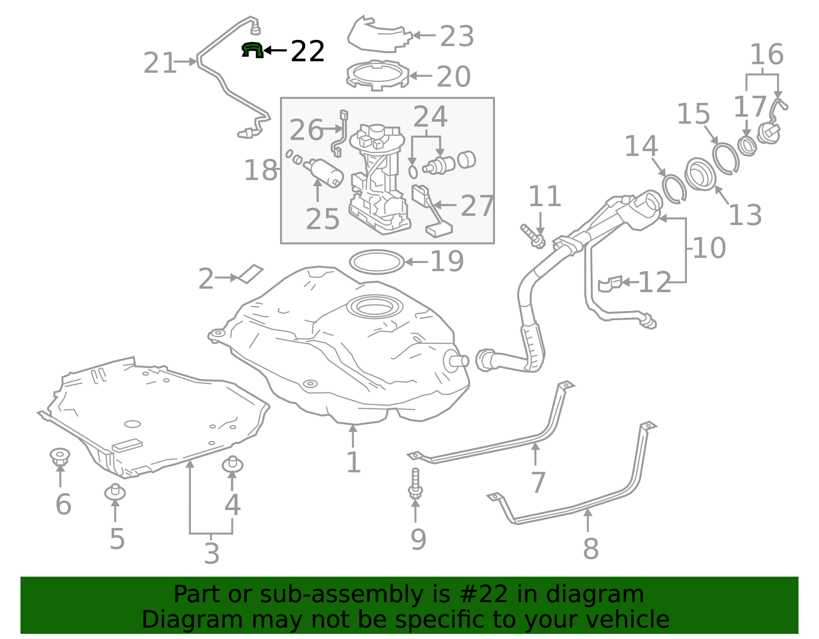 Genuine Toyota Tube Clip part# 77241-02010 for 2004-2024 Toyota ...