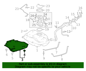 77641-0A010 - Fuel Tank Shield 2022-2024 Toyota | AutoNation Parts