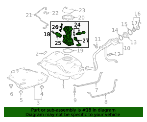 2020-2022 Toyota Fuel Pump 77020-02A00 | Toyota San Diego Parts