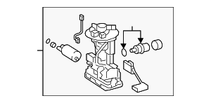 2020-2022 Toyota Fuel Pump 77020-02A00 | Toyota Parts Center