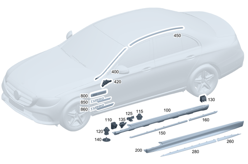 Exterior Detachable Parts for 2022 Mercedes-Benz C300 | Mercedes-Benz ...