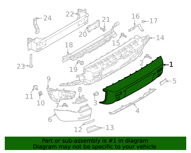 2020-2023 Land Rover Bumper Cover LR148265 | OEM Parts Online