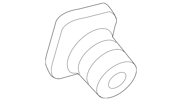 LR165498 - Radiator Support Air Deflector Nut 2014-2023 Land Rover ...