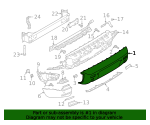 2022-2023 Land Rover Bumper Cover LR153374 | Express Land Rover Parts