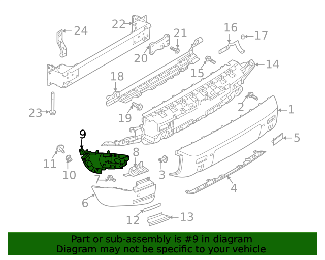 Genuine OEM Support Bracket Part# LR129799 Fits 2020 Land Rover: Up To ...