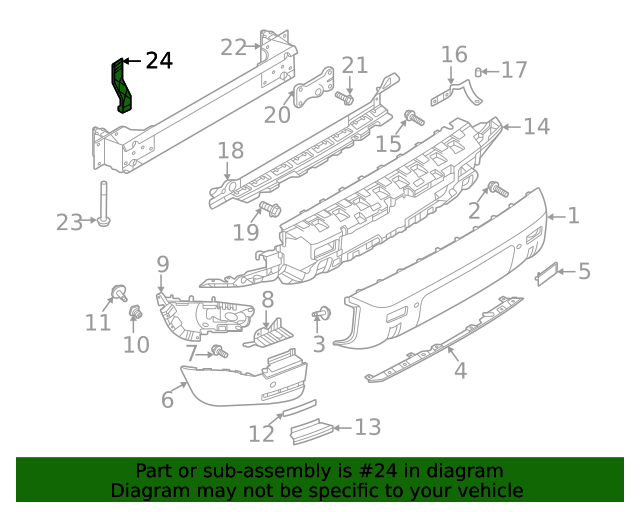 Genuine OEM Reinforced Bracket Part# LR132661 Fits 2020-2023 Land Rover ...
