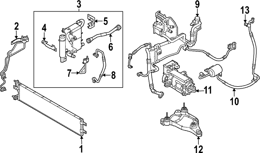 2022-2025 Kia Condenser 97606-CV100 | Kia Parts Online