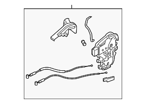 81310-H8000 - Latch Assembly 2018-2023 Kia Rio | Kia.Parts Store