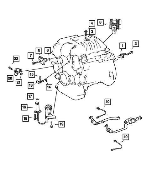 Sensors for 2006 Chrysler Crossfire | Mopar Online Parts