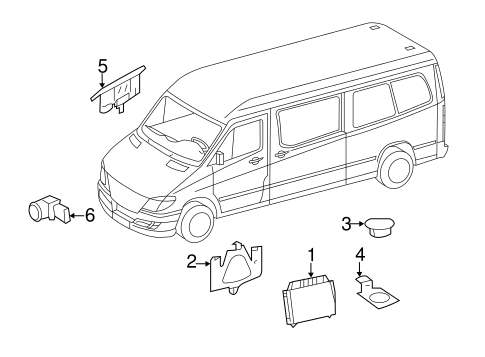 Electrical Components for 2017 Mercedes-Benz Sprinter 3500 | MB Parts ...