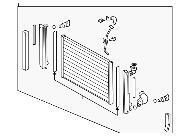 16041-0P190 - Radiator Assembly 2007-2009 Lexus RX350 | Lexus of ...