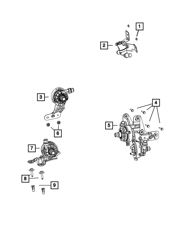 2022-2023 Jeep Grand Cherokee Coolant 2 Way Valve 68412171AB | Mopar ...