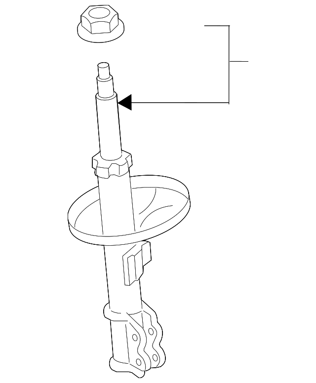 2013-2014 Toyota Camry Strut 48510-8Z075 | Toyota Parts Center