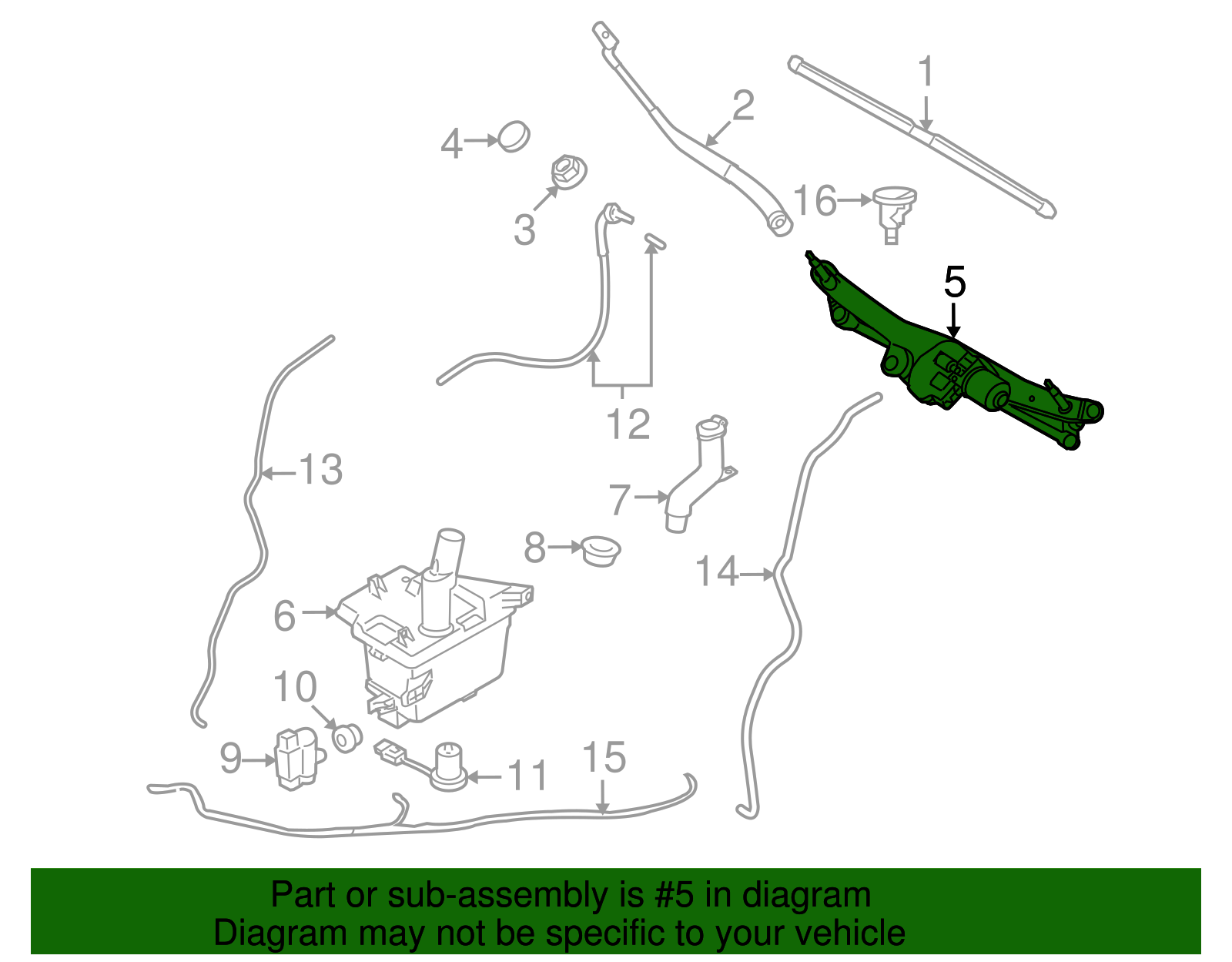 2007-2012 Hyundai Veracruz Motor & Linkage 98100-3J000 | OEM Parts Online