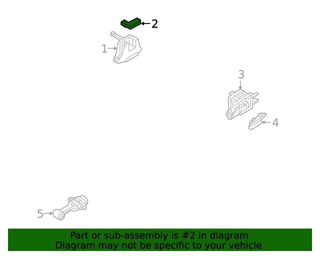 2021-2022 Hyundai Elantra Side Mount Bracket 21825-AA100 | OEM Parts Online
