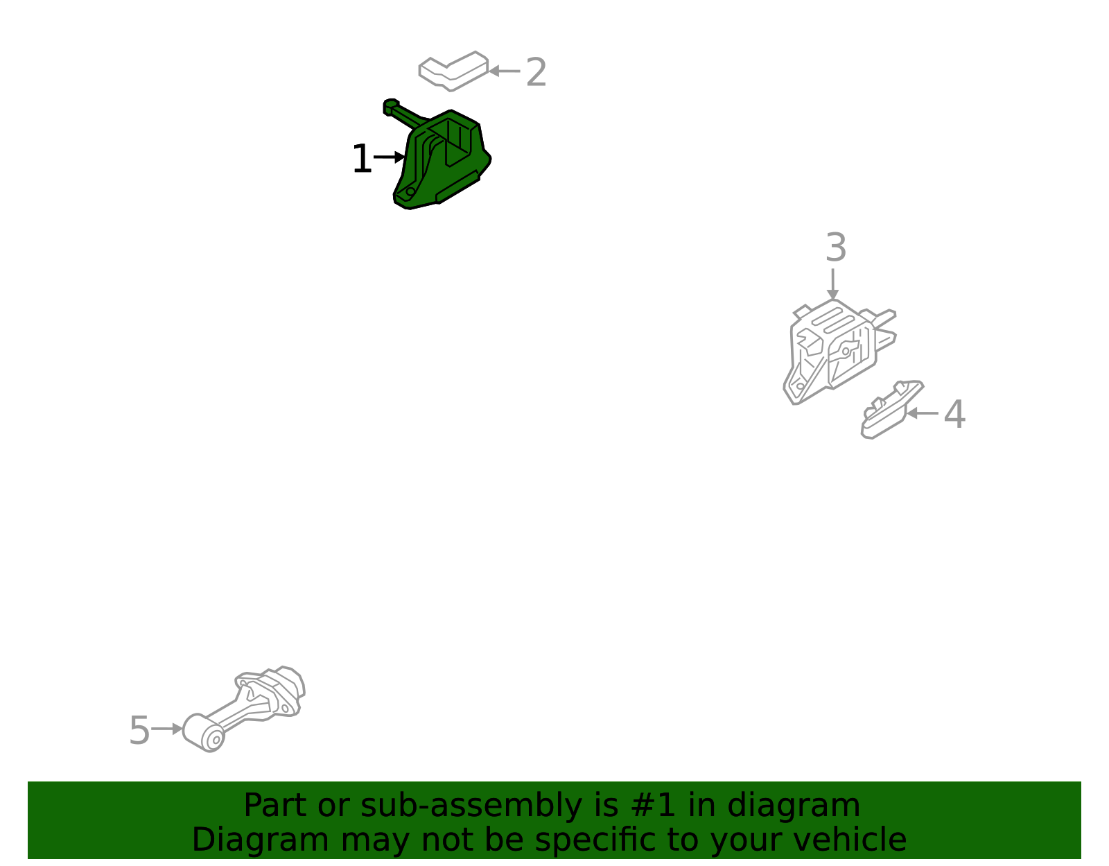 Genuine Side Mount for 2021-2025 Hyundai Elantra | Part# 21810-AA000 ...