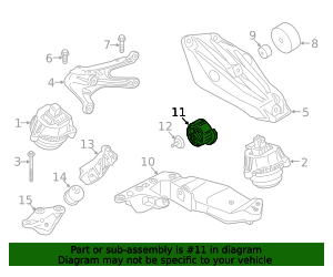 22326860533 - 2017-2025 BMW Trans Mount (22-32-6-860-533) | BMW of ...