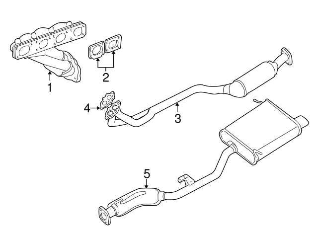 Genuine BMW 18-30-1-435-669 | Catalytic Converter | FREE Shipping on ...