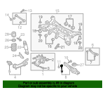 55215-2W000 - Lower Control Arm Bushing 2014-2015 Kia Sorento | Kia ...