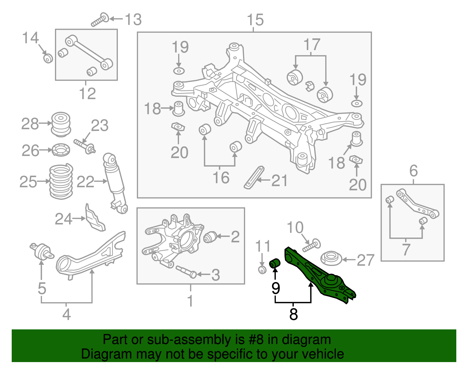 55210-2W151 - Lower Control Arm 2014-2015 Kia Sorento | Kia.Parts Store