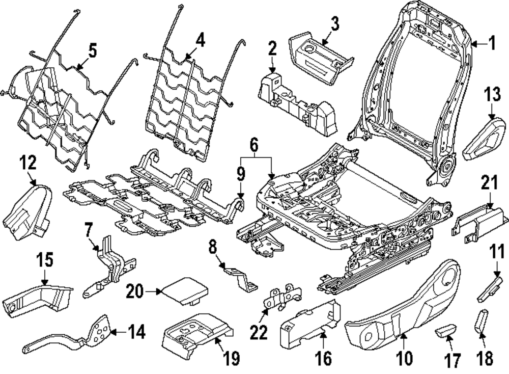 2024 Ford Ranger Outer Finish Panel Shield N1WZ-2662186-GA | OEM Parts ...