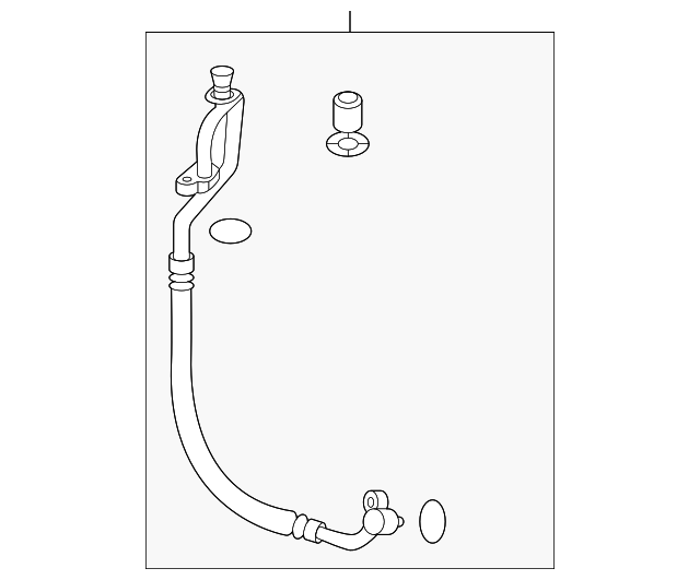 2021-2022 Kia Seltos Discharge Hose 97762 Q5210 | QuirkParts