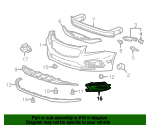 2015-2016 Chevrolet Bezel 94516102 GM | GMPartsDirect.com