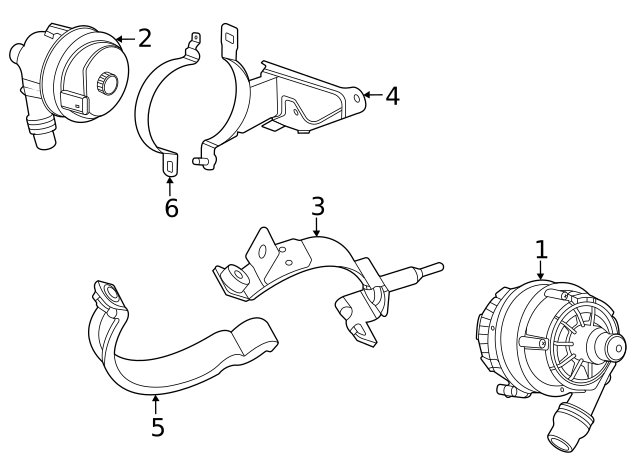 Genuine BMW 17-12-7-847-846 | Auxiliary Pump Rear Bracket | FREE ...
