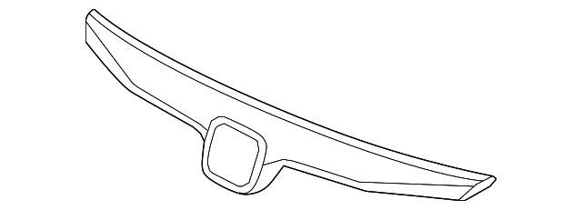 71122-SNA-A50 - Molding, Front Grille - 2009-2011 Honda Civic | Genuine ...