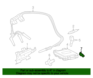 2004-2020 GM Ignition Knock (Detonation) Sensor 12623730 GM ...
