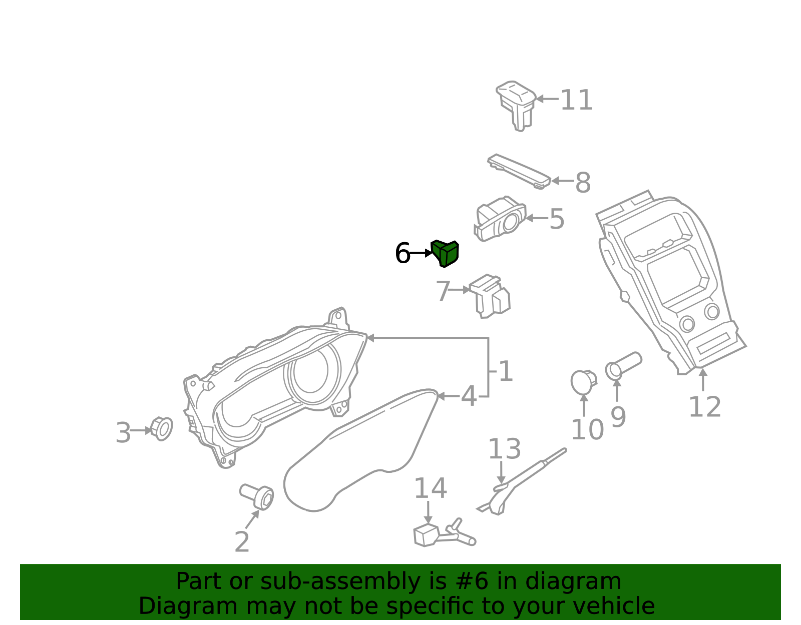 KA1Z-13D730-AA - Switch Assembly 2019-2023 Lincoln Nautilus | Big 3 ...